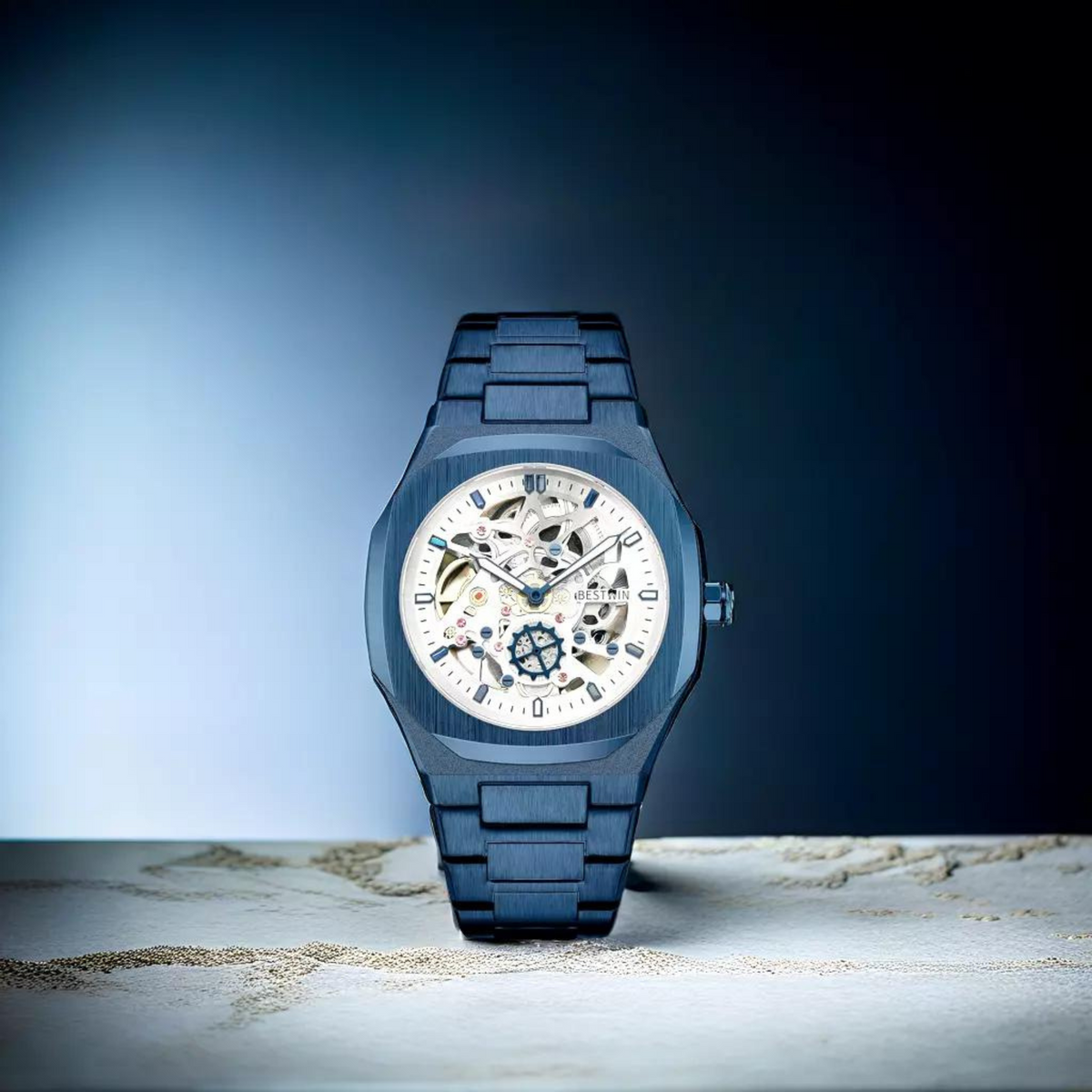 BESTWIN-SERIES Automatics White Dial Stainless Steel Strap Watch – The ...